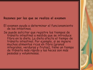 Transito Intestinal | PPT