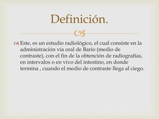 Transito intestinal | PPTX