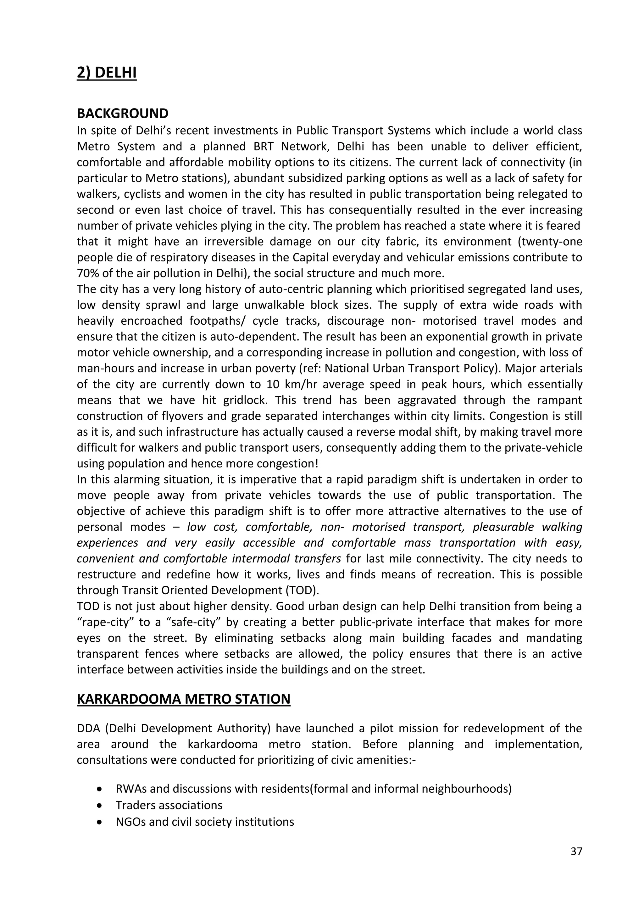 Transit oriented development | PDF