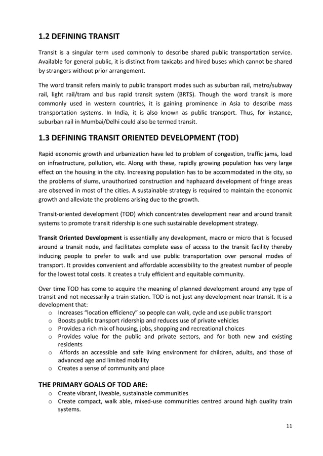 Transit oriented development | PDF | Rail Travel | Travel Type