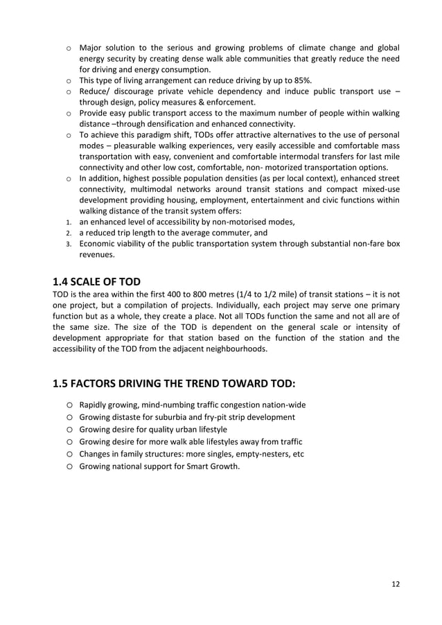 Transit oriented development | PDF | Rail Travel | Travel Type