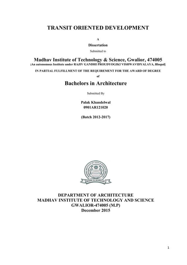 Transit oriented development | PDF