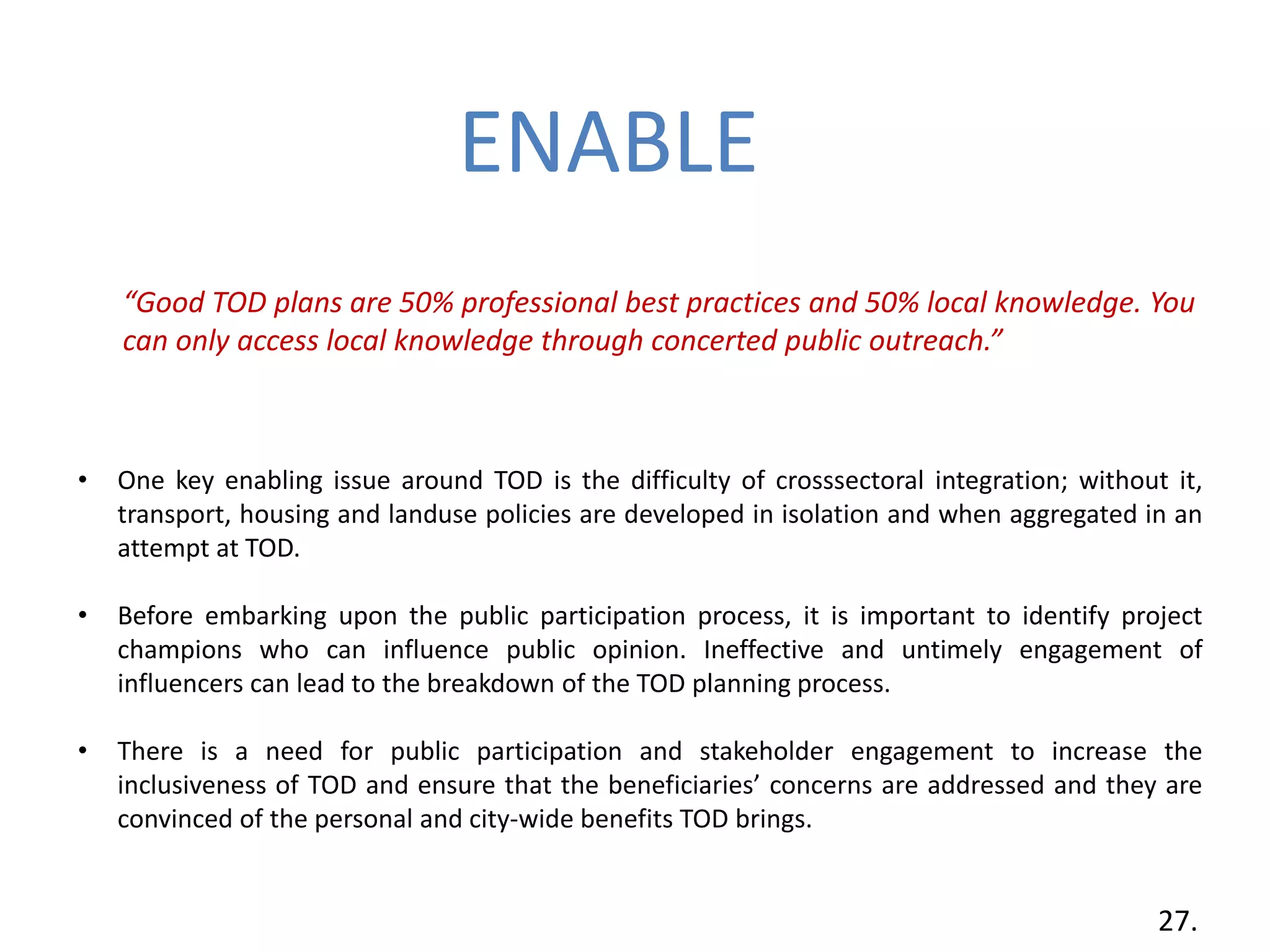 Transit Oriented Development. | PPTX