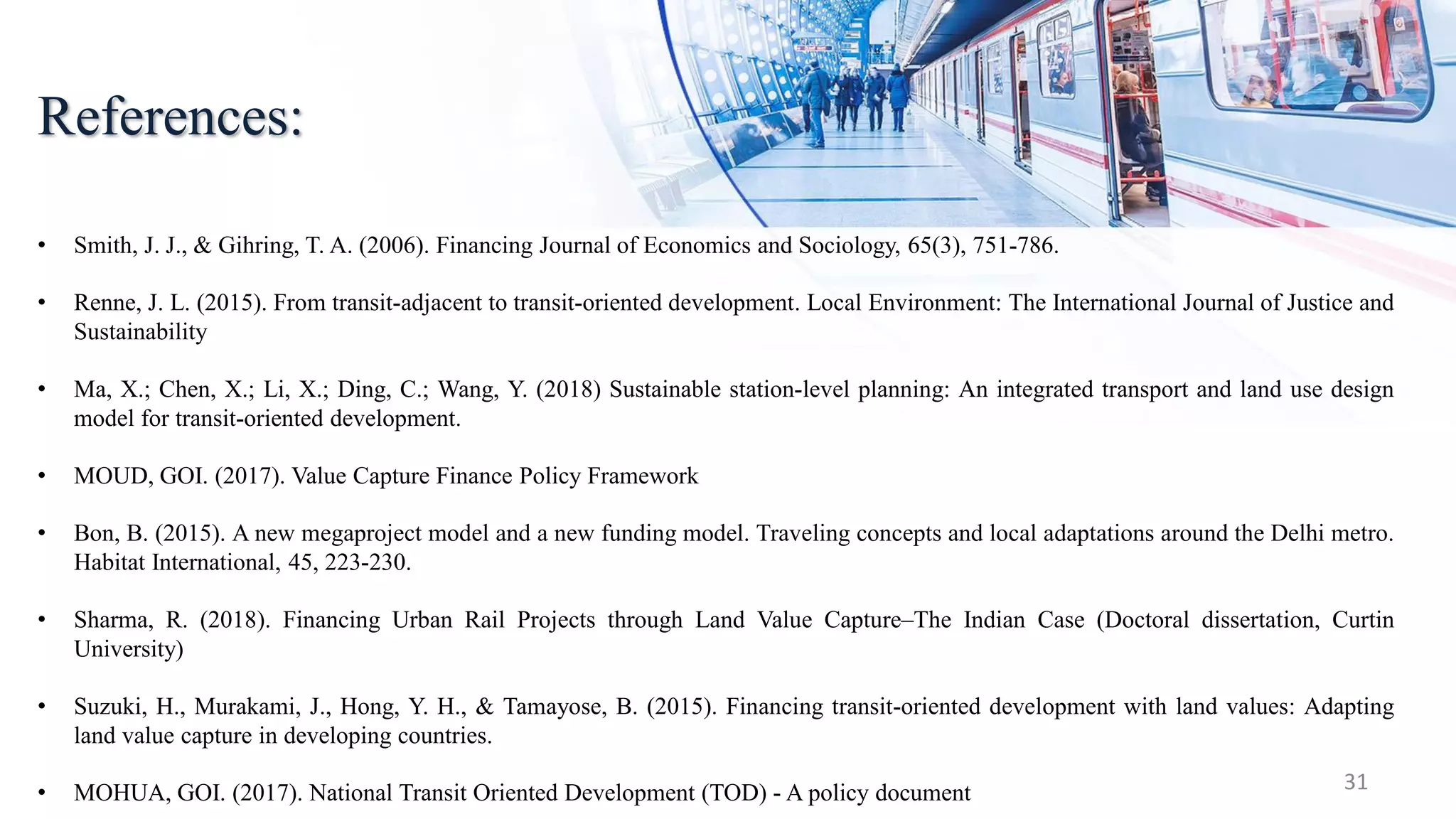 Transit Oriented Development and Land Value Capture: A Concept Note | PDF