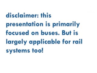 Transit Operations - The Basics | PPT