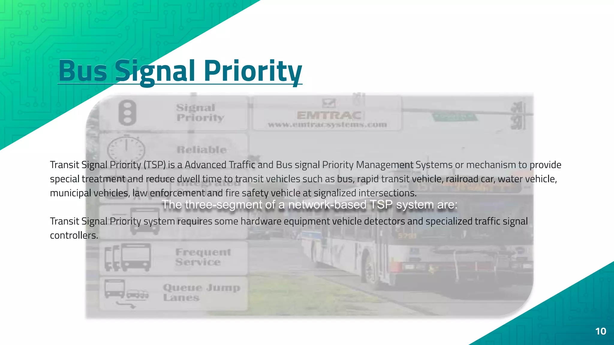 Transit priority signal system implementation - Emtrac system | PDF