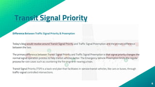 Transit priority signal system implementation - Emtrac system | PDF