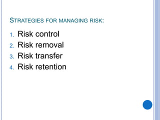 Transit risk management | PPTX