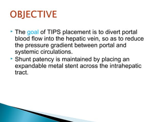 Transjugular intrahepatic porto systemic shunt | PPT