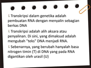 Proses Transkripsi | PPTX