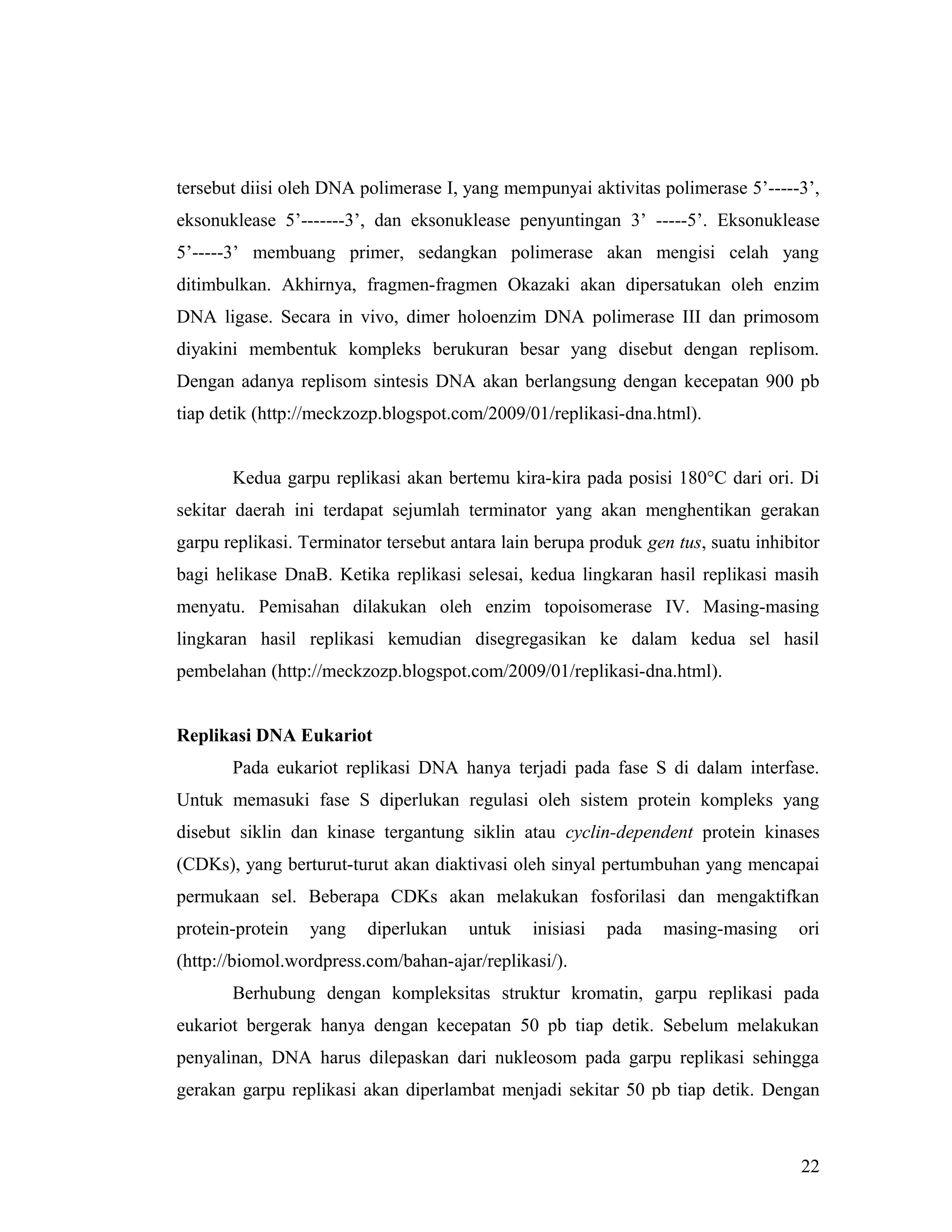 Transkripsi, translasi dan replikasi | DOC