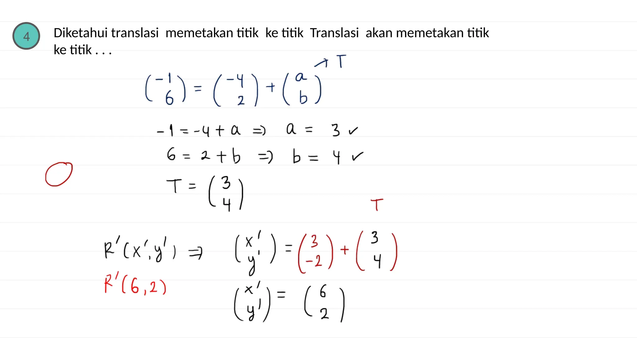 salah satu transformasi geometri yaitu translasi | PPTX