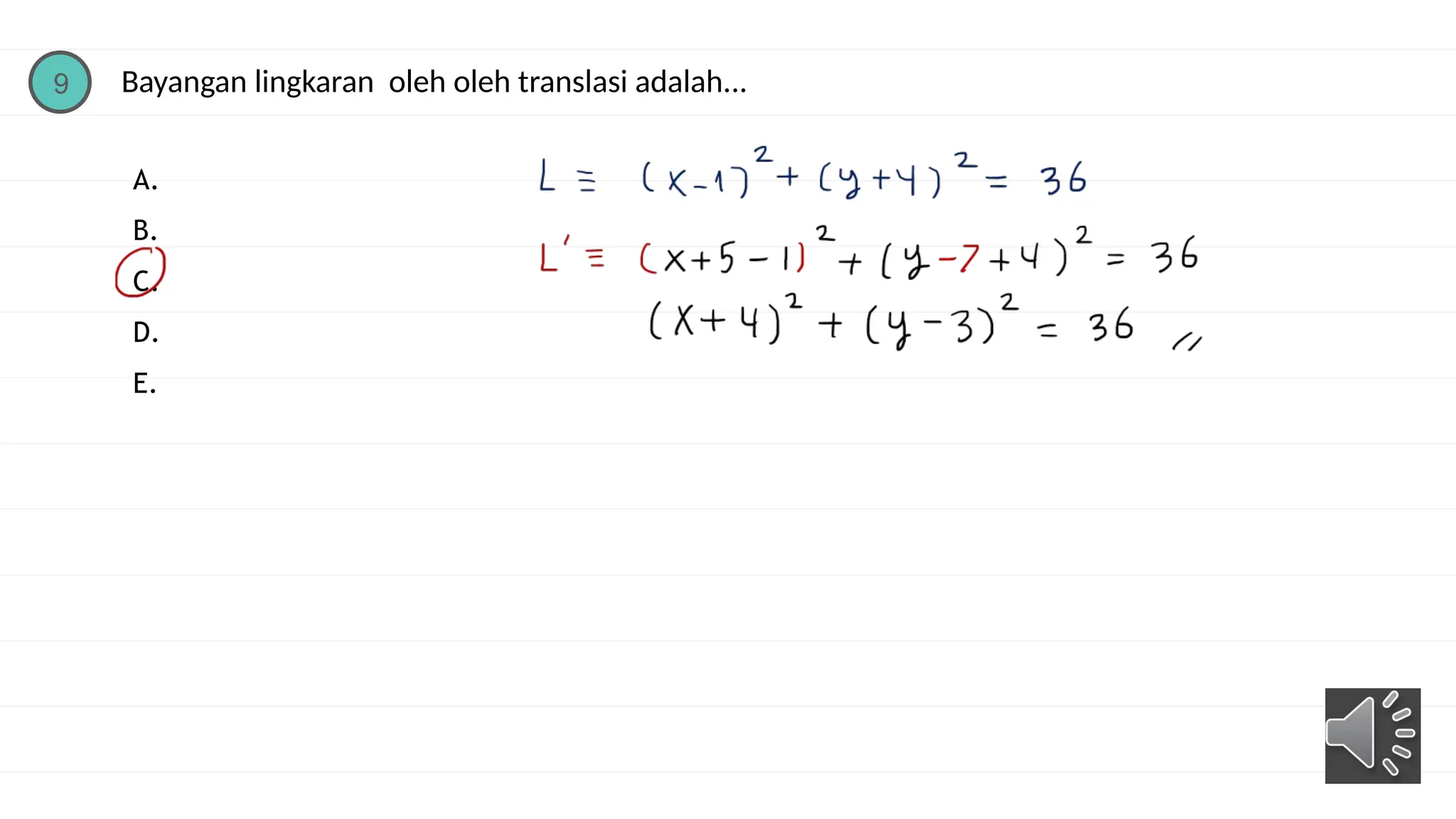 salah satu transformasi geometri yaitu translasi | PPT