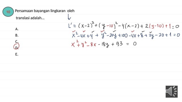 salah satu transformasi geometri yaitu translasi | PPT