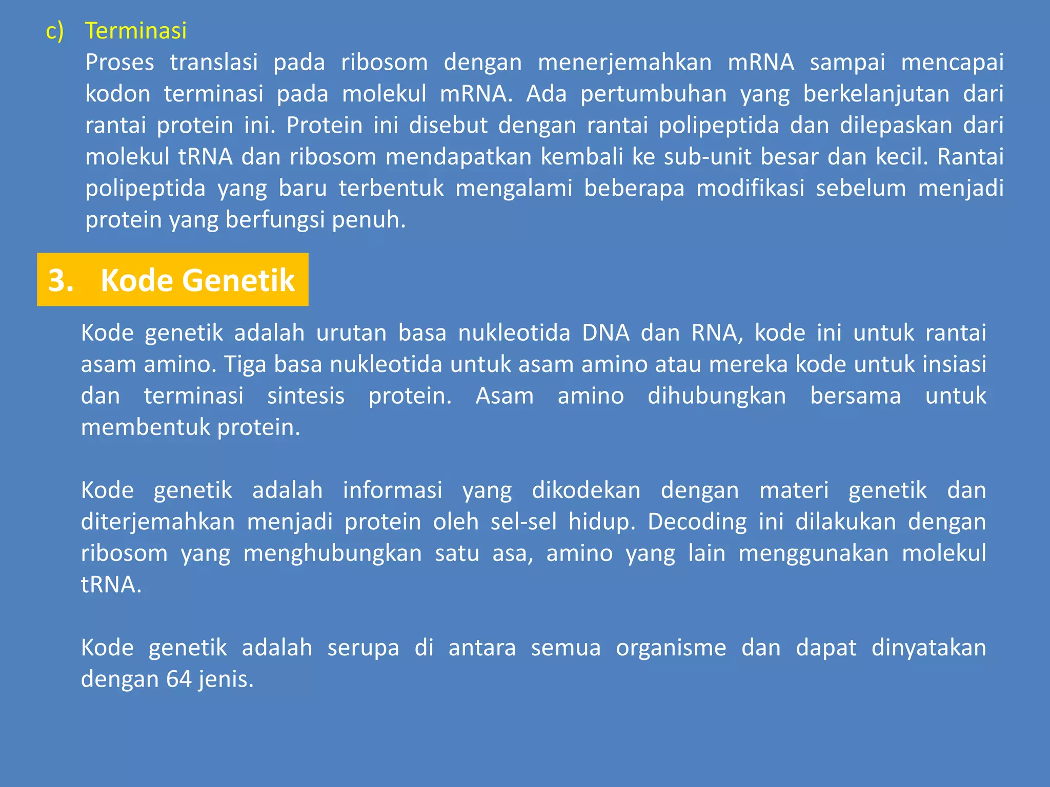 Translasi DNA | PPTX