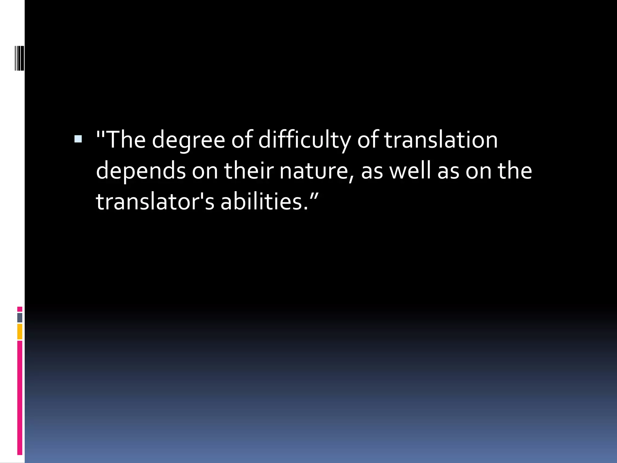 Translatability and untranslatability | PPTX