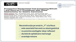 PHYSIOLOGIC VS NON-PHYSIOLOGICANASTOMOSIS AFTER SUBTOTAL GASTRECTOMIES ...