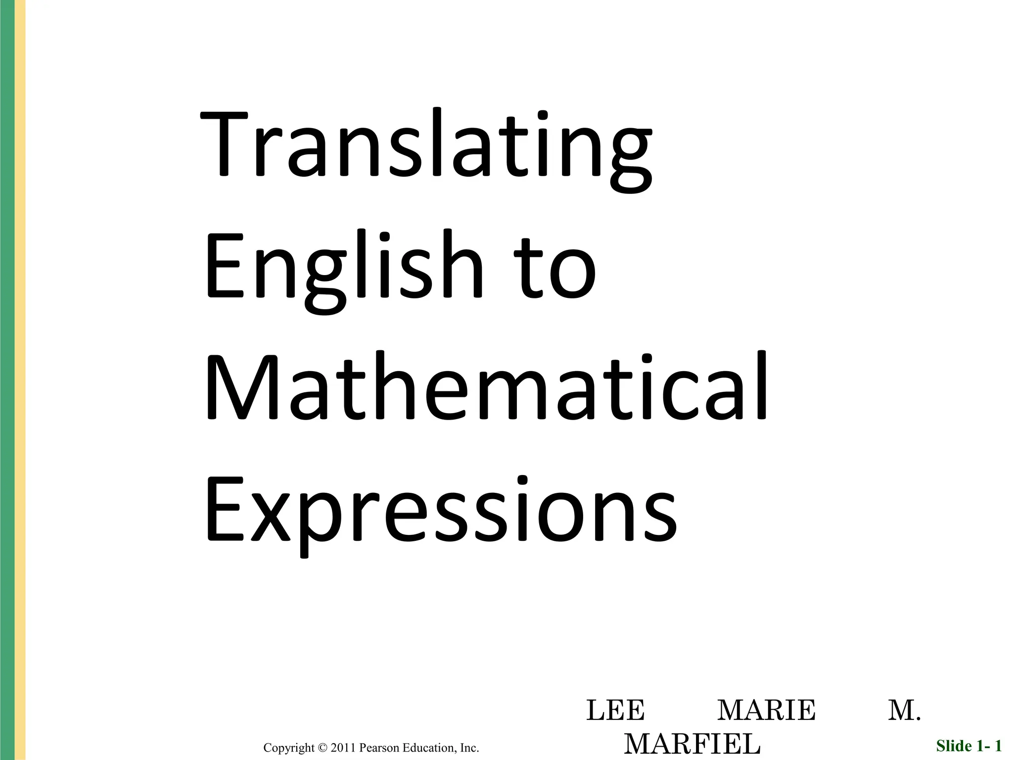 translating algebraic expression math 7.ppt
