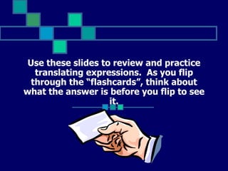 Translating algebraic expressions | PPT