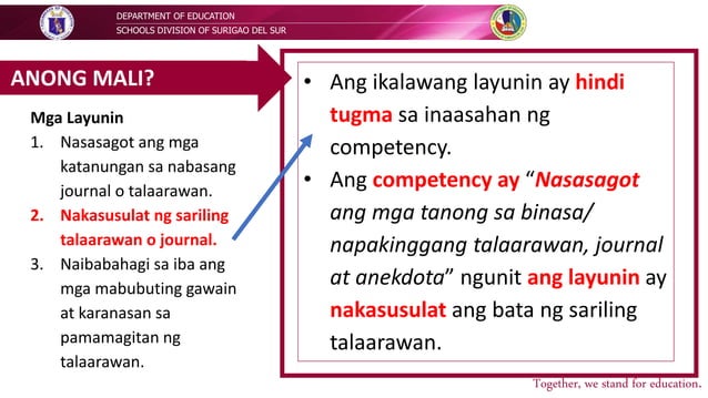 Translating competencies to objectives | PPTX