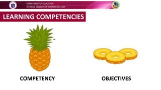 Translating competencies to objectives | PPTX