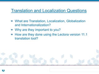 Translating e learning files with lectora inspire | PPT