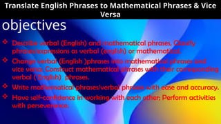 Translating English Phrase to Mathematical Phrase.pptx