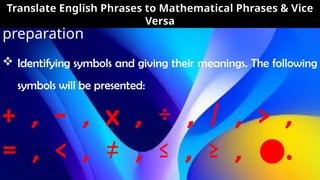 Translating English Phrase to Mathematical Phrase.pptx