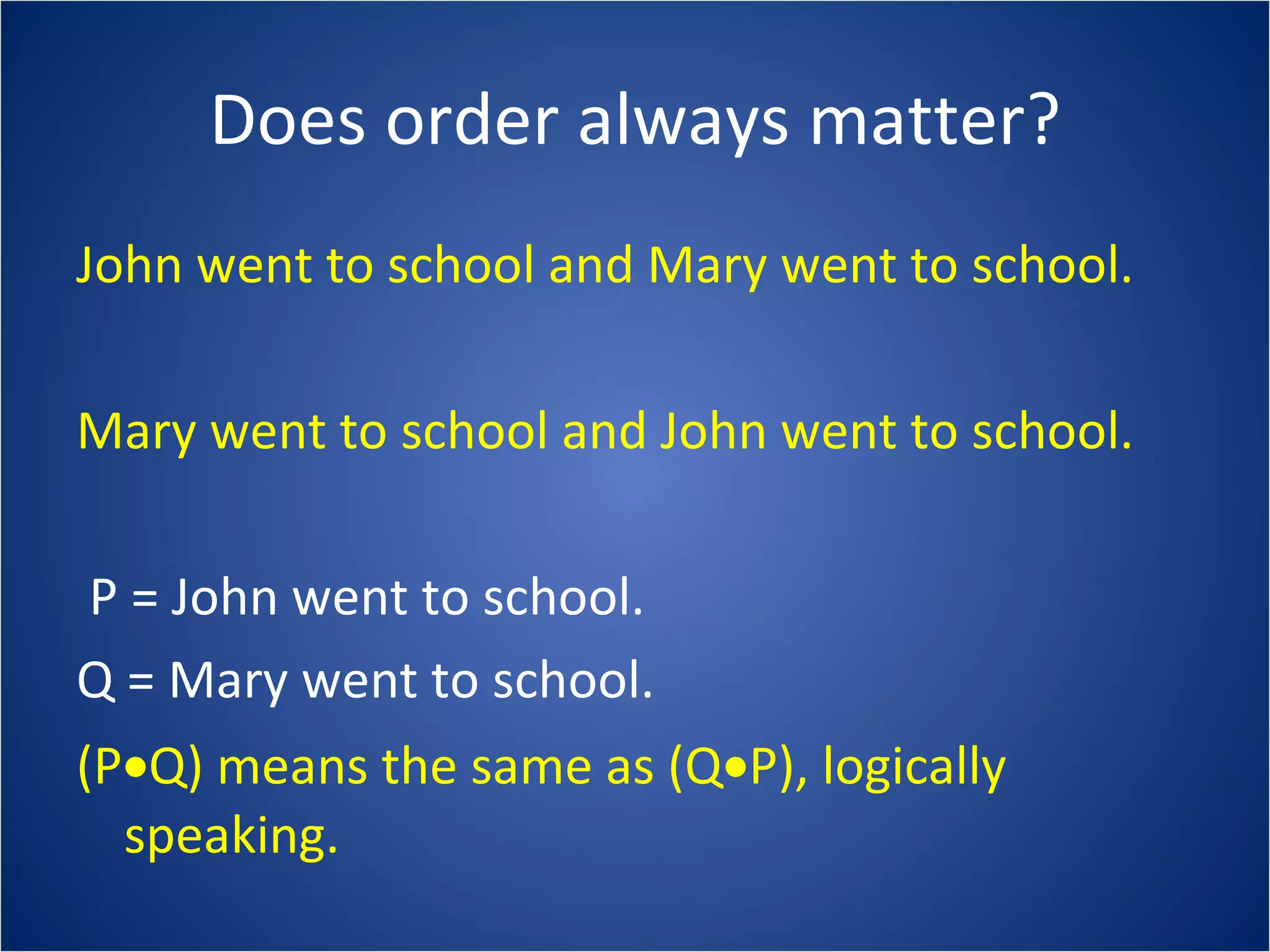 Translating English To Propositional Logic Ppt
