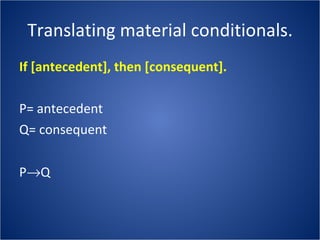 Translating English to Propositional Logic | PPT