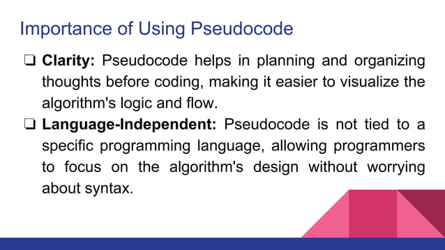 Translating Flowchart algorithm to Pseudocode Format and vice versa.pptx | Programming Languages ...