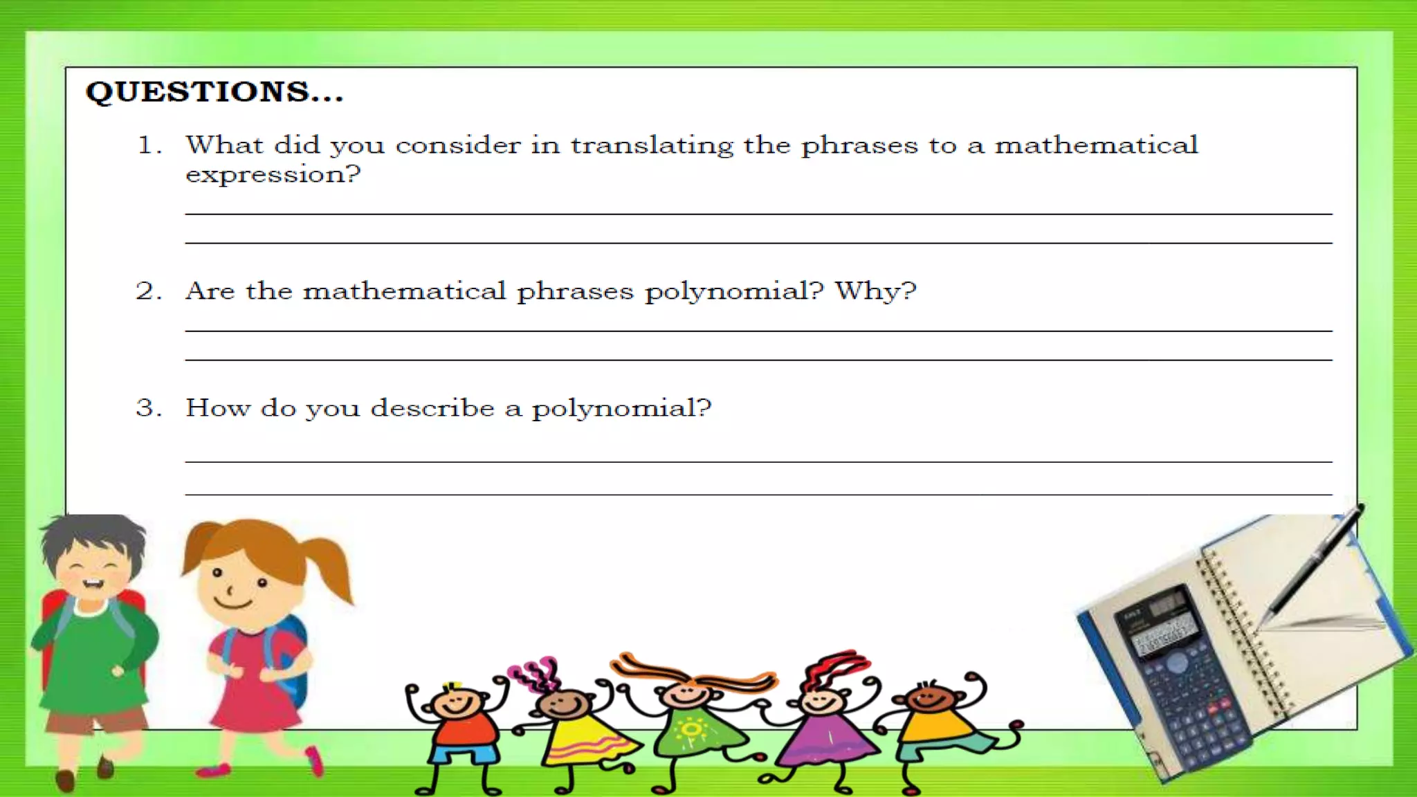 Translating Mathematical Phrases to Rational Algebraic Expressions | PPTX