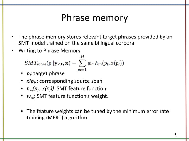 Translating phrases in neural machine translation | PPT