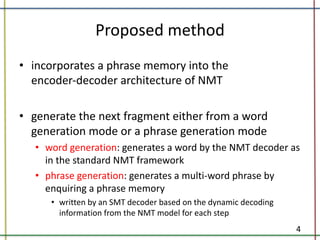 Translating phrases in neural machine translation | PPT