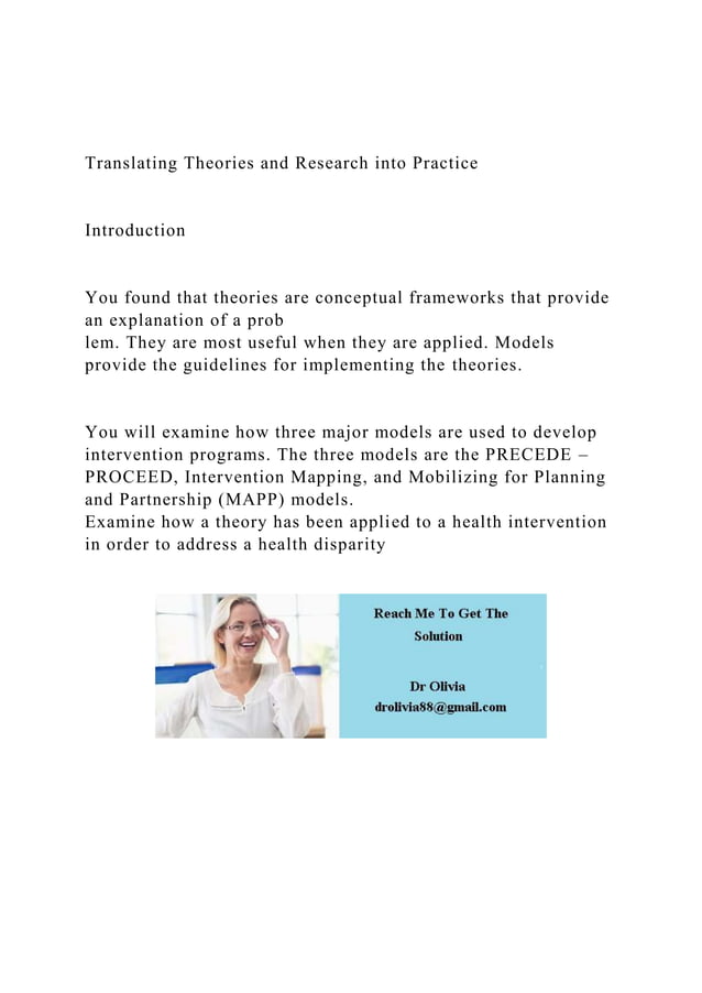 Translating Theories and Research into PracticeIntroductio.docx