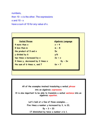 Translating verbalphrases | PDF | Physics | Science