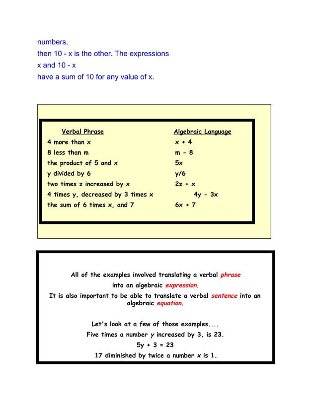 Translating verbalphrases | PDF | Physics | Science