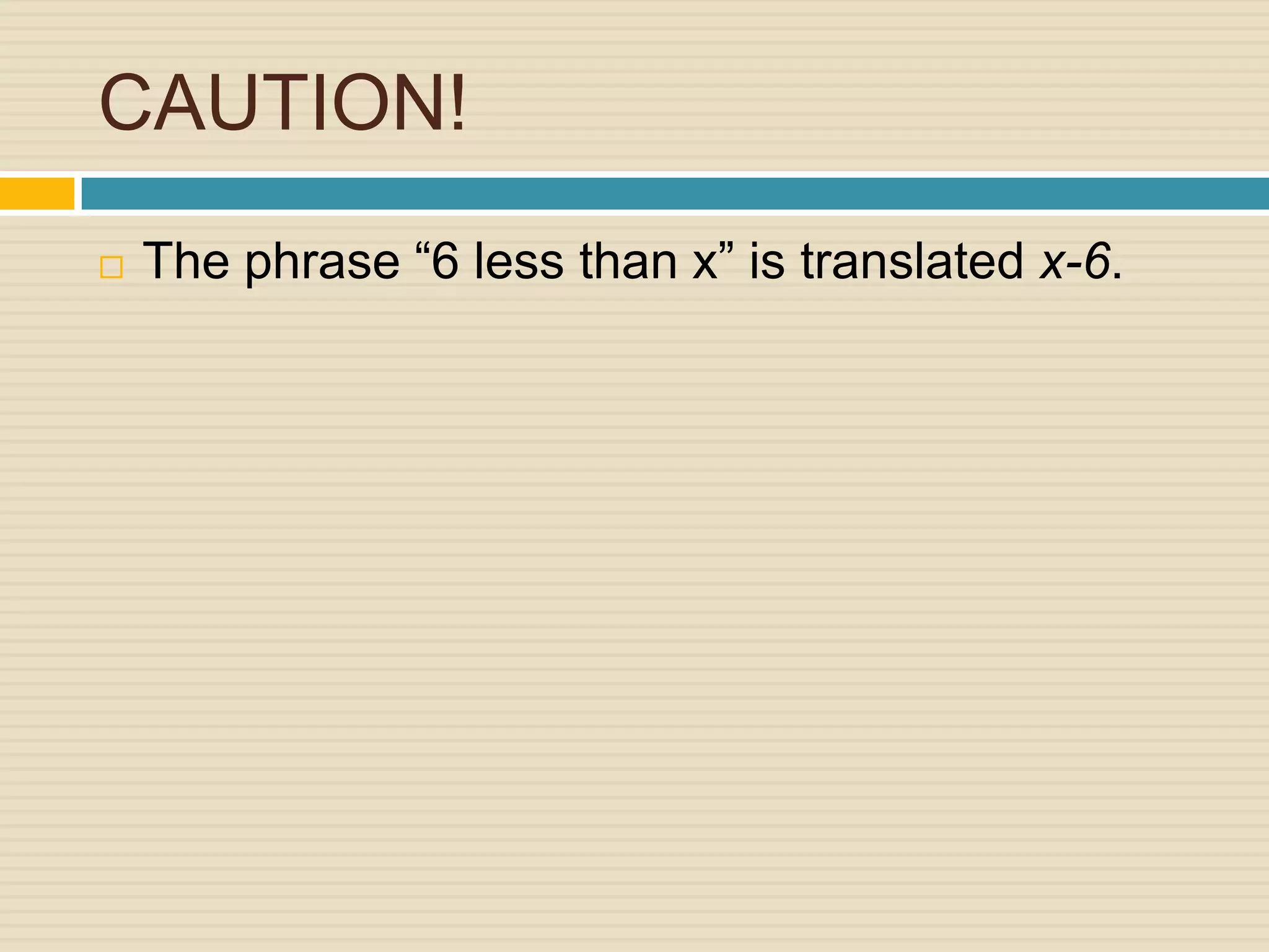 Translating words into symbols | PPTX