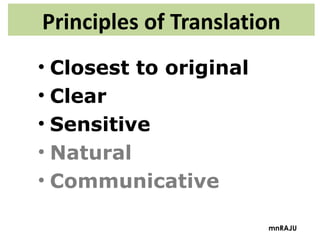 Translation | PPT