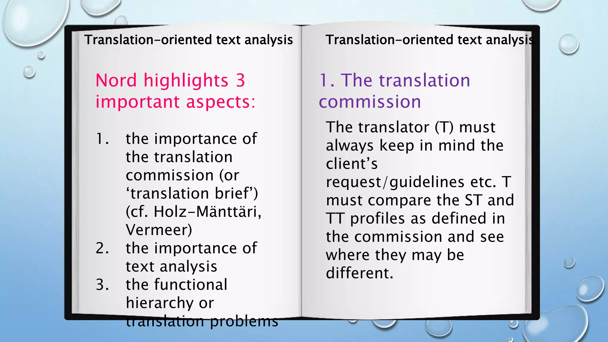 Translation oriented test analysis | PPTX