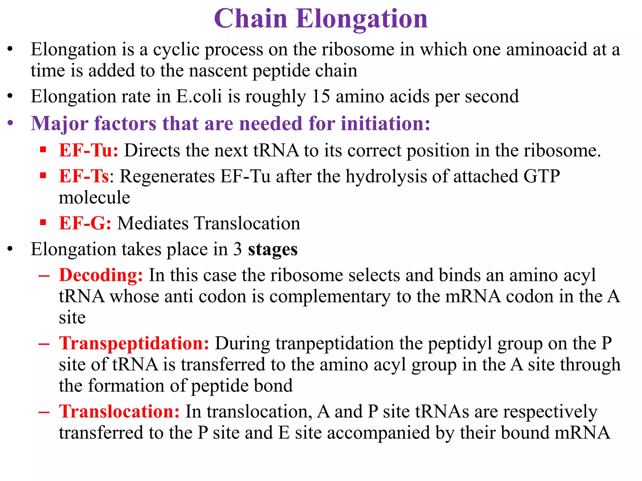 Translation(molecular biology) | PPTX