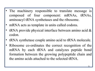 Translation mechanism in prokayote and eukaryote.ppt