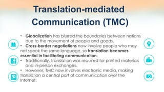 TRANSLATION-MEDIATED COMMUNICATION.pptxnotes | PPTX