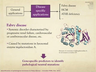 Translational bioinformatics at VHIR: Understanding molecular damage in ...