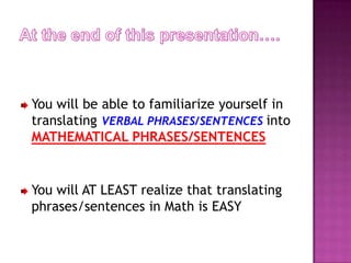 Translation (Algebra) | PPT