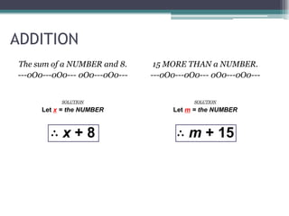 Translation (Algebra) | PPT