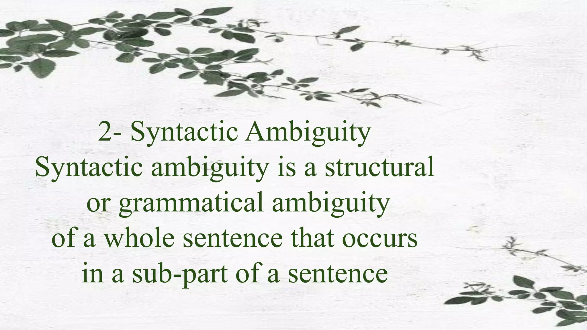 structural ambiguity | PDF