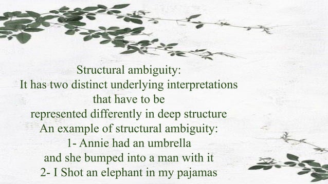 structural ambiguity | PDF