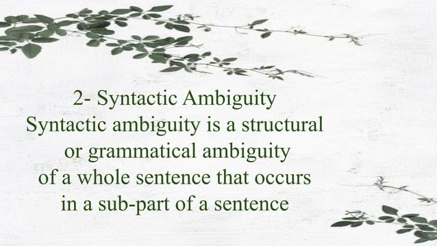 structural ambiguity | PDF