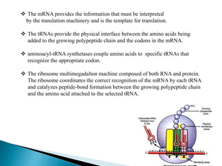 Translational machinery | PPTX